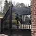 Driveway /wrought Iron /estate Gates “the Scout Gate “ - Etsy
