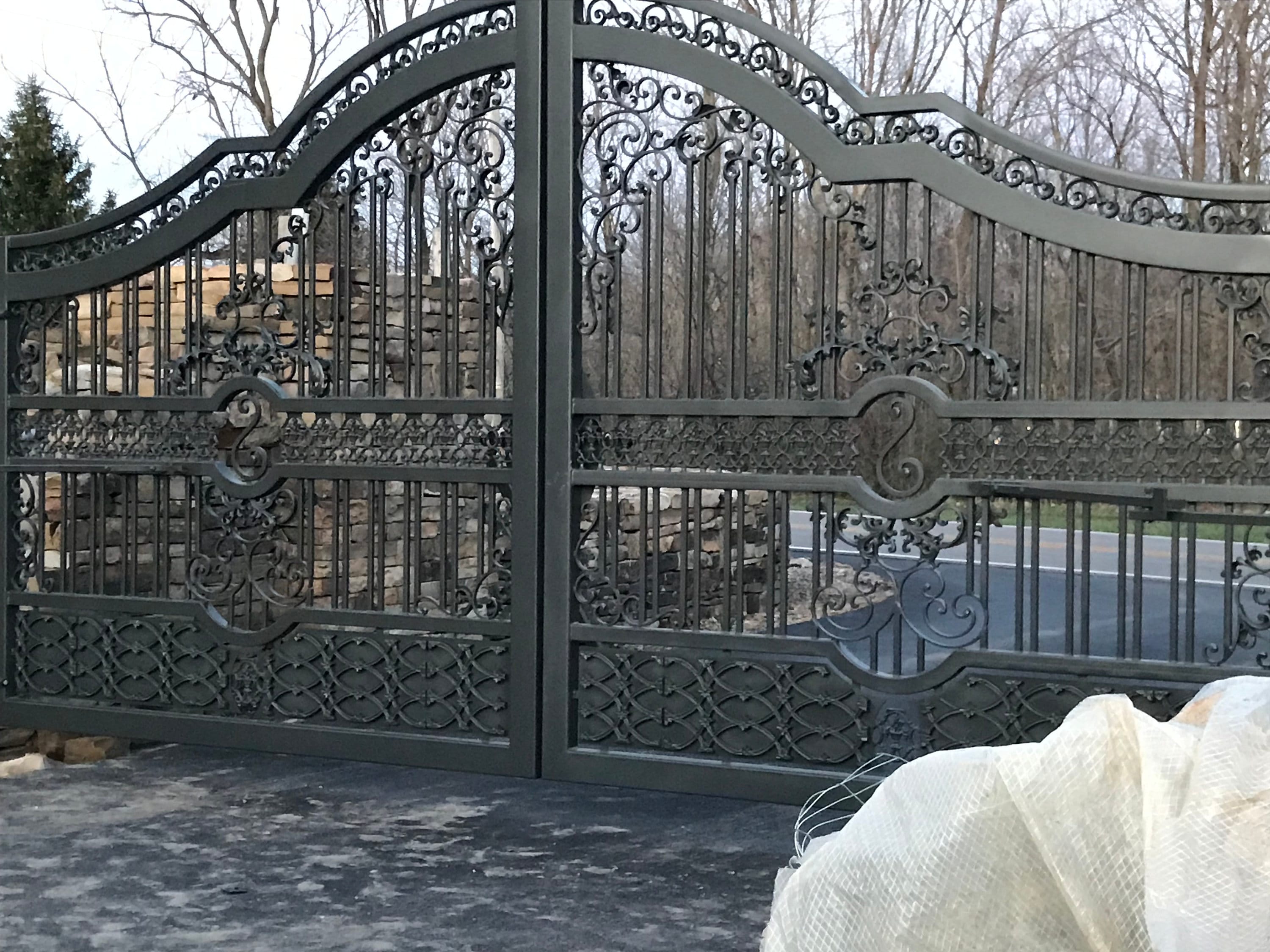 Driveway /estate Gates / Wrought Iron - Etsy