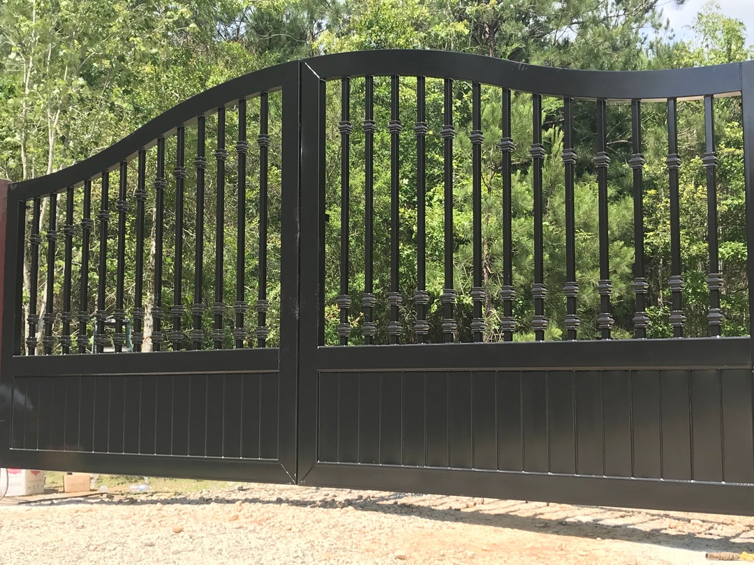Driveway /estate Gates / Wrought Iron “the Kling Gates “ - Etsy