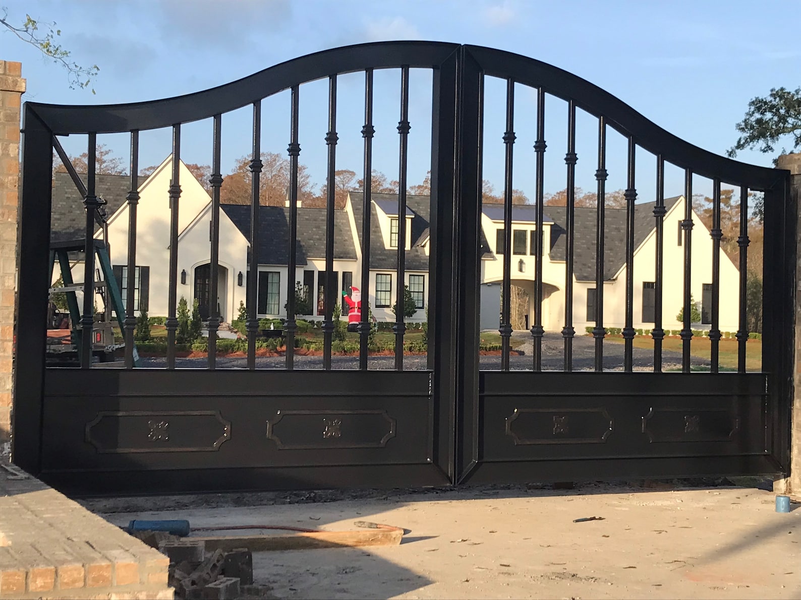 Driveway Gates/estate Gates / Wrought Iron/ Medieval Gates “the Fresina ...