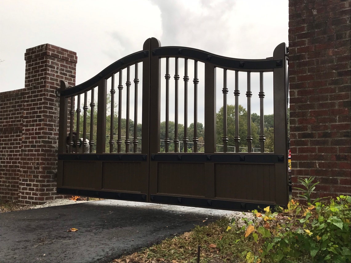 Driveway /estate Gates / Wrought Iron /entry Gate the Ella Grace Gates ...
