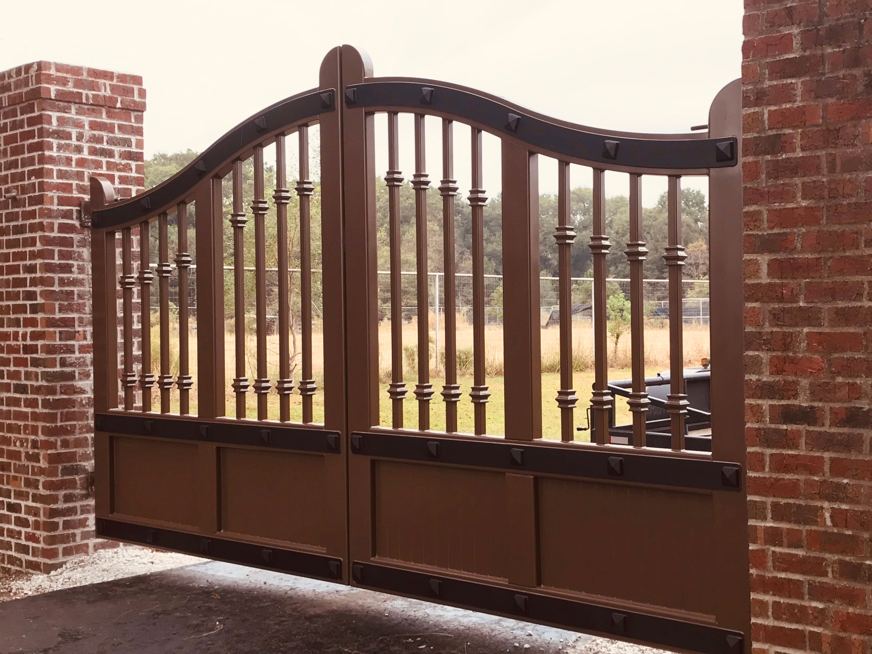 Driveway /estate Gates / Wrought Iron /entry Gate the Ella Grace Gates ...