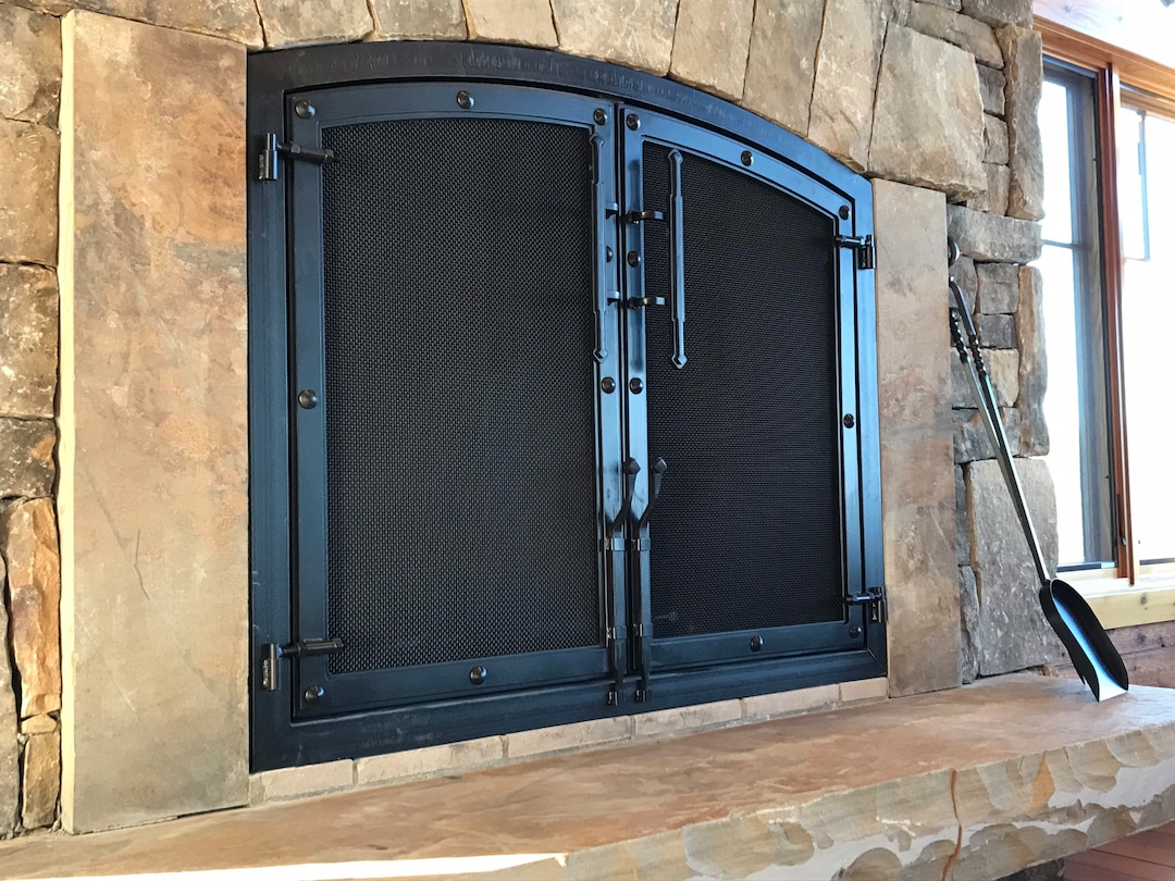 Fireplace, Wrought Iron, Screens - Etsy