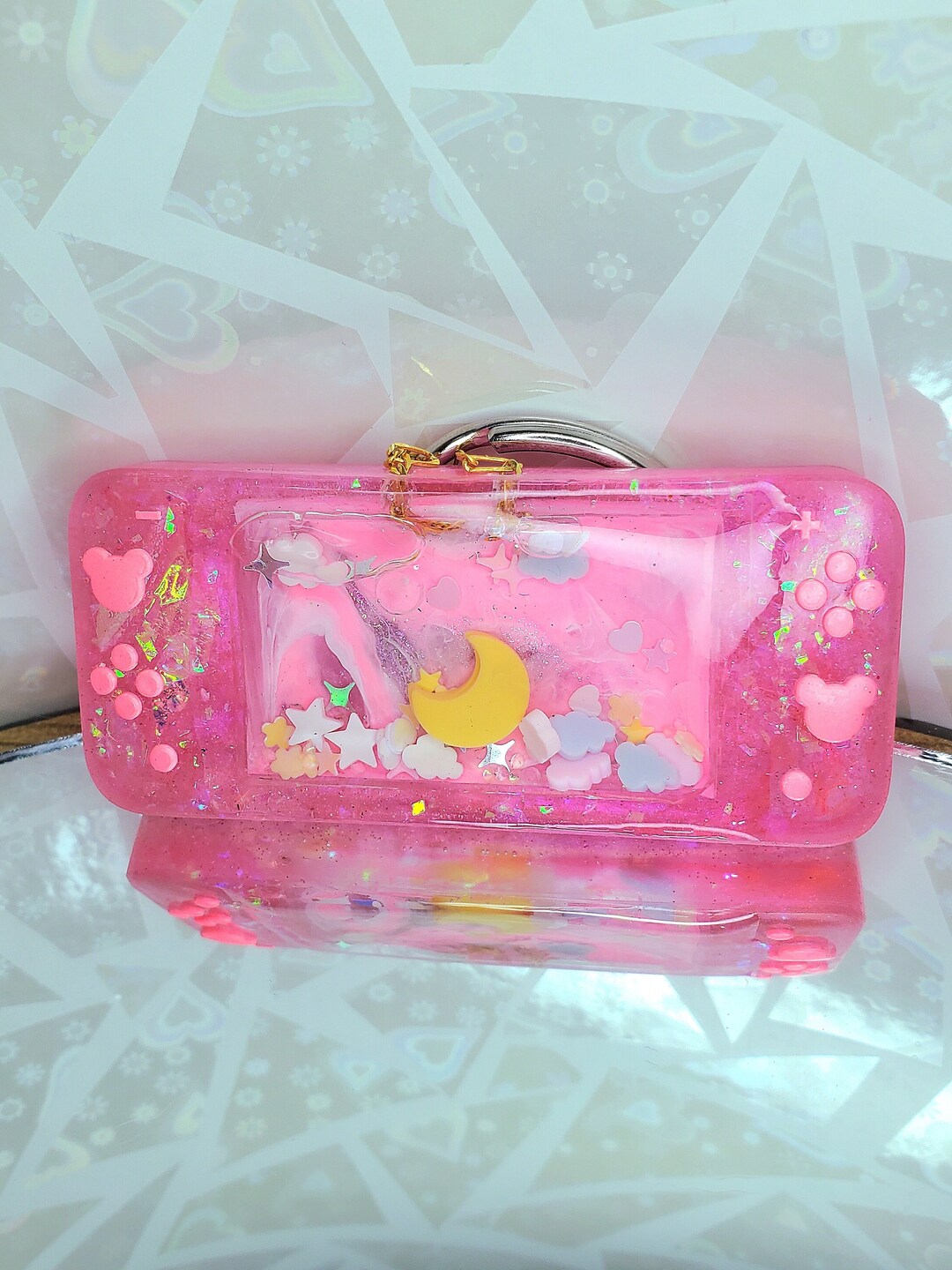 Resin Switch Keychain Liquid Core - Etsy