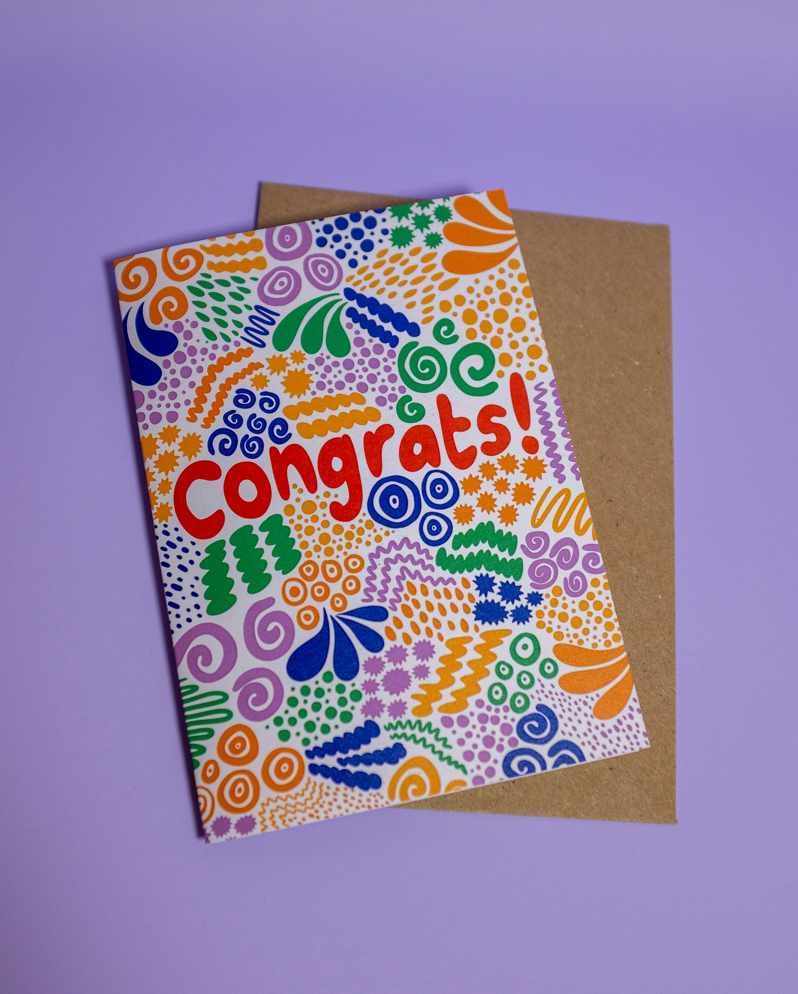 Congrats Greetings Card | Congratulations | A6 Card With Blank Inside ...