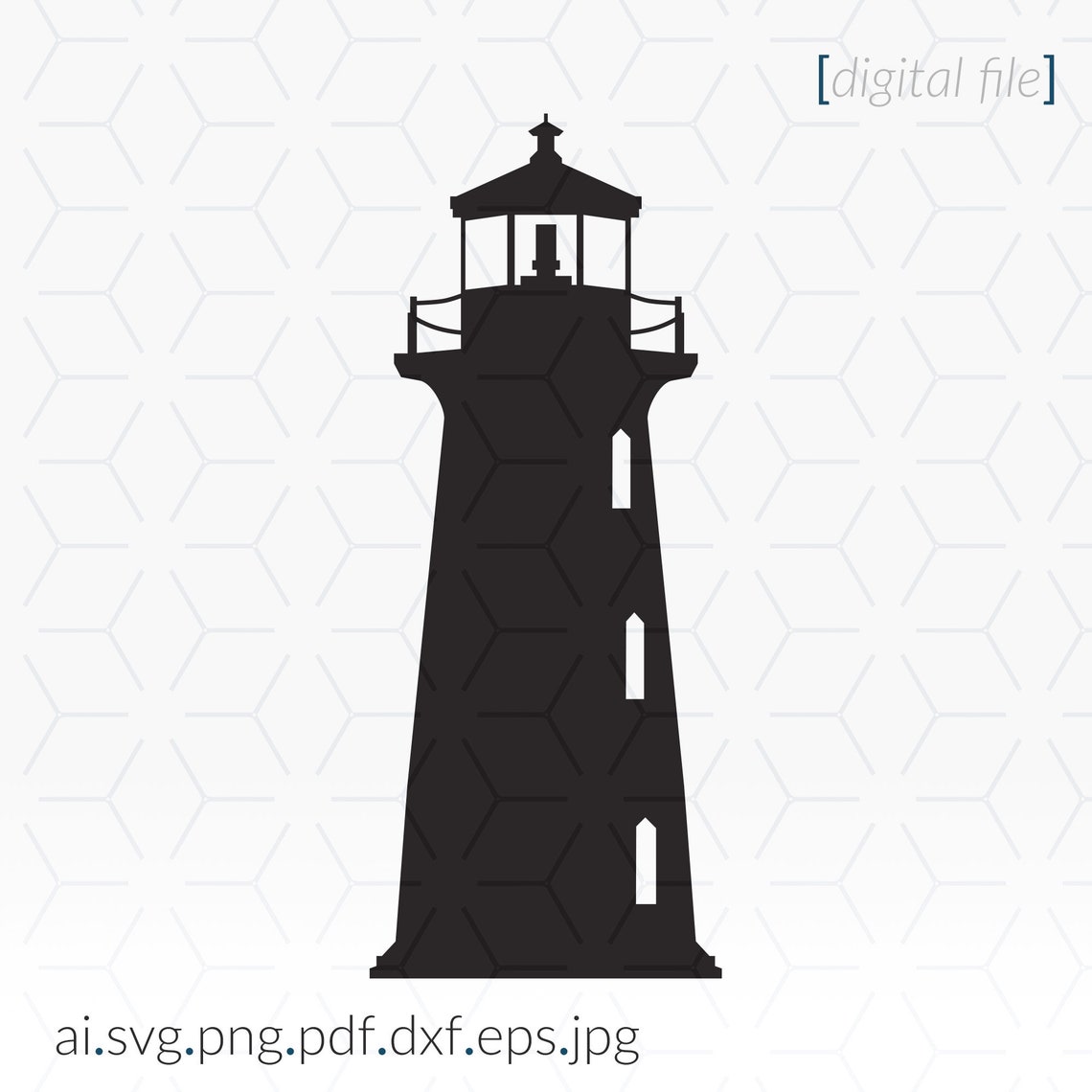 Lighthouse SVG for Printing and Cutting Lighthouse SVG | Etsy