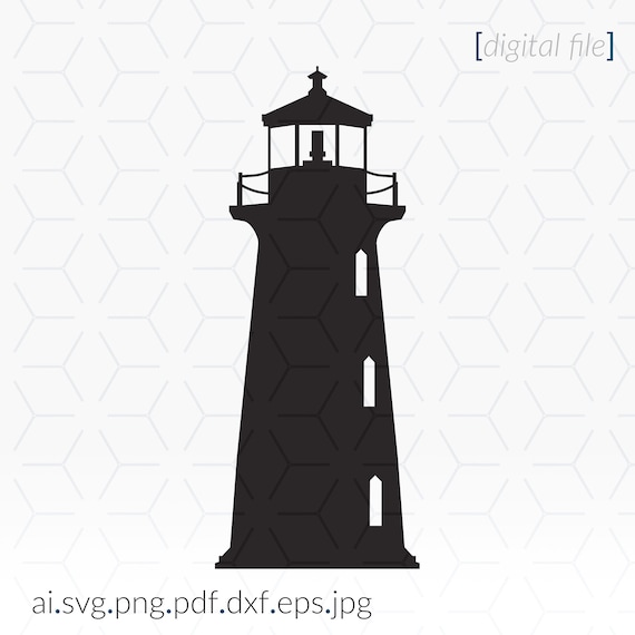 Lighthouse SVG for Printing and Cutting Lighthouse SVG | Etsy