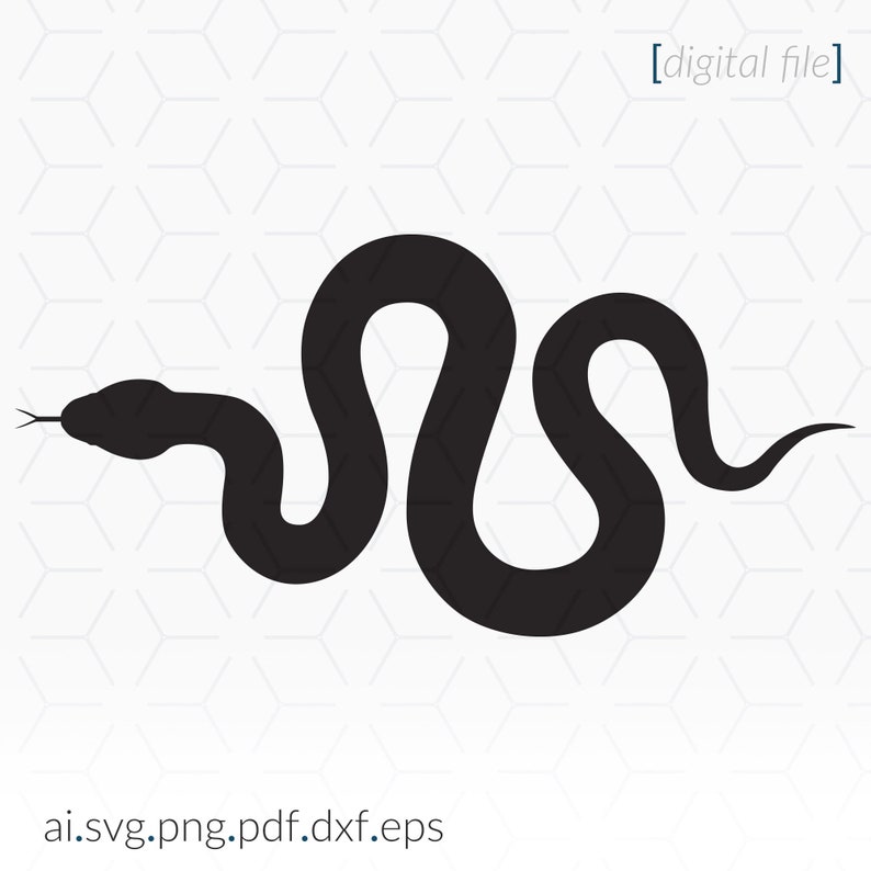 Snake Stencil SVG for Cutting and Printing Projects - Etsy