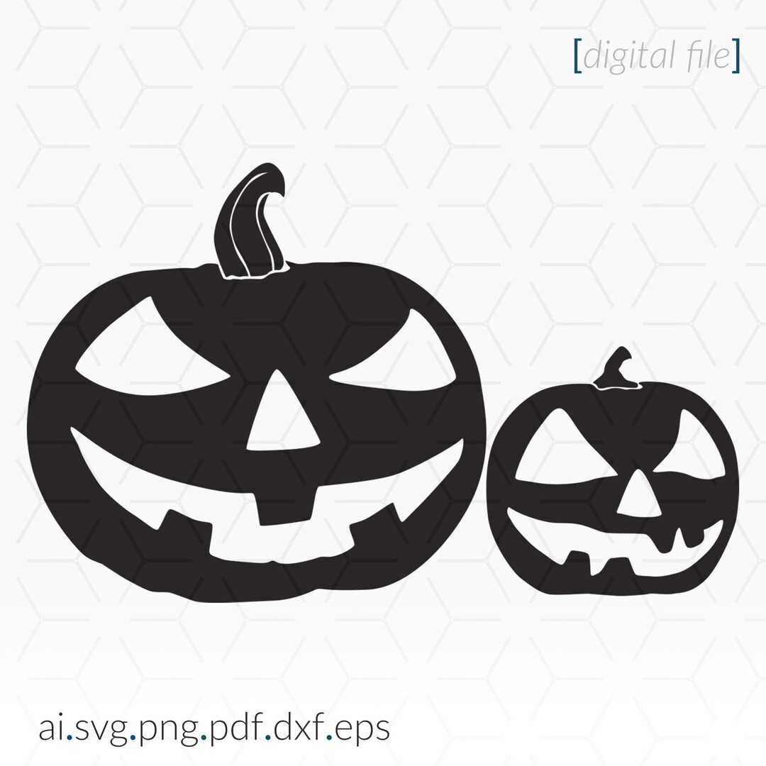 Jack O Lantern SVG, Halloween SVG, Halloween Clip Art, Cricut SVG File ...