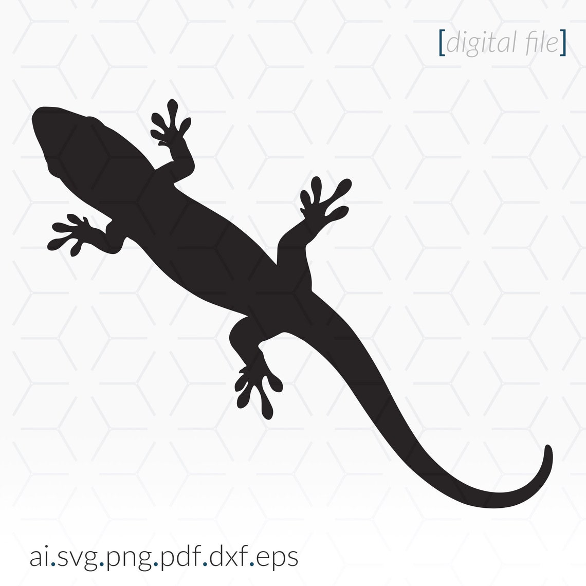 Gecko Stencil SVG for Cutting and Printing Projects - Etsy