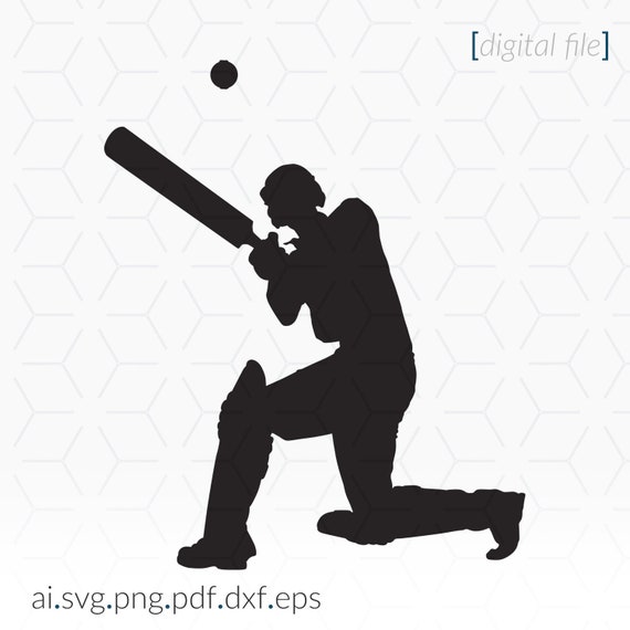 Cricket Batter Clip Art