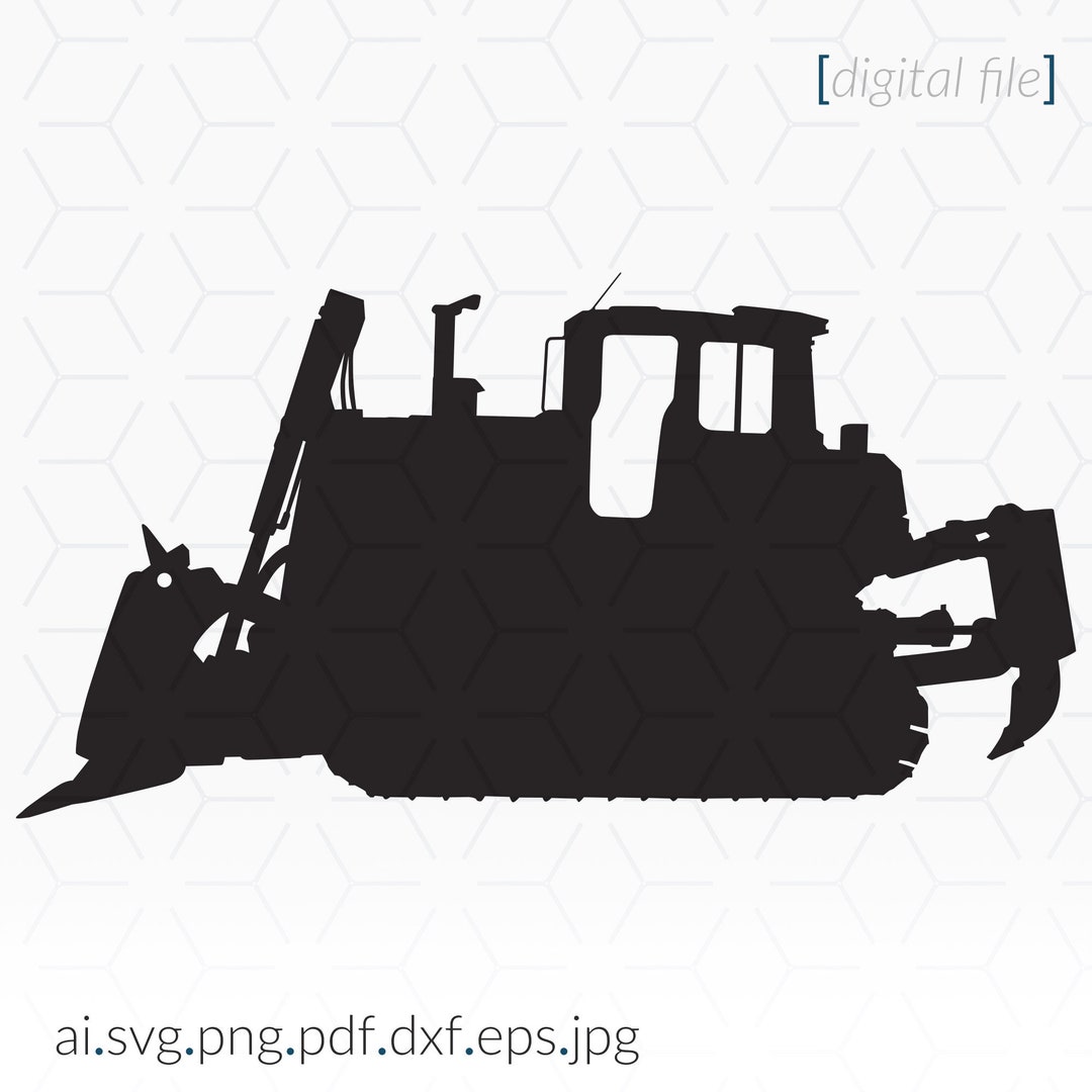 Dozer Silhouette SVG File for Cricut and Cutting Machines - Etsy