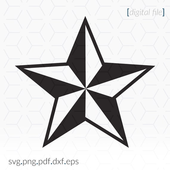 Star Cut Files For Cricut Clip Art Silhouettes Eps Svg Etsy | The Best ...