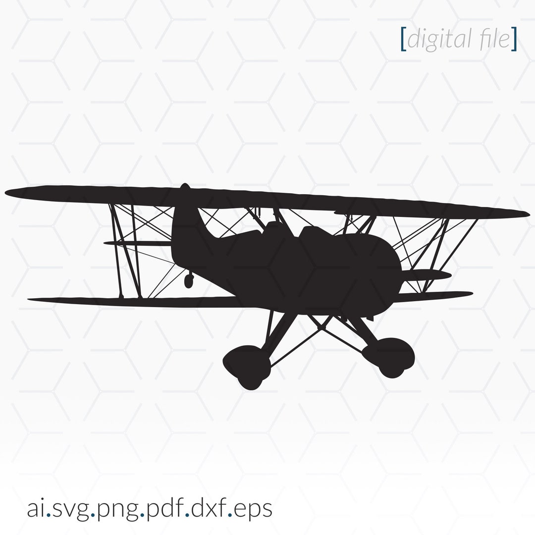 Biplane SVG Bundle for Printing, Cricut and Cutting Machines - Etsy