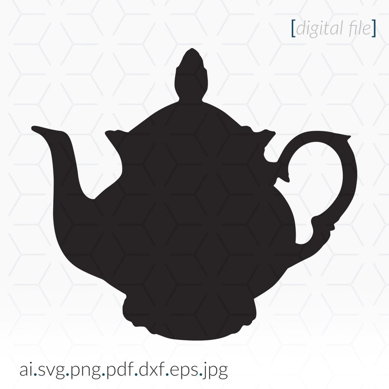 Teapot Silhouette - Etsy