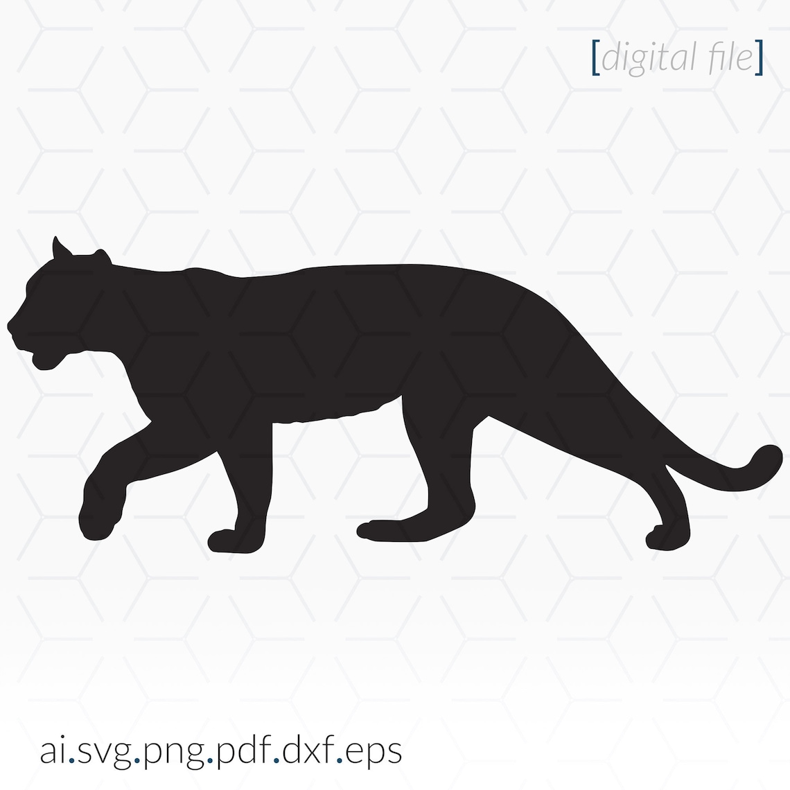 Puma Stencil SVG for cutting and printing projects | Etsy