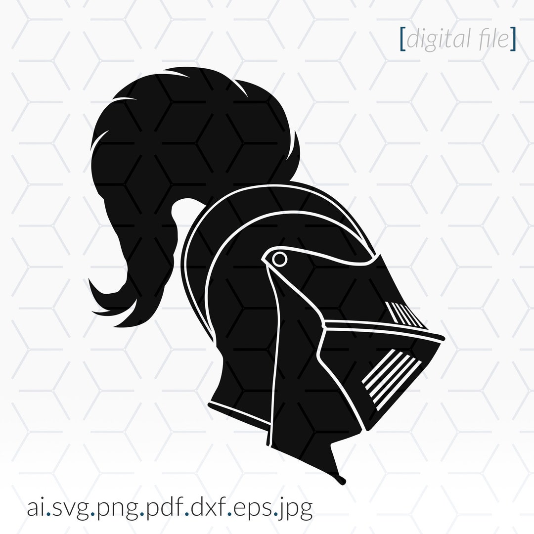 Knight SVG for Cutting and Printing, Knight SVG Stencil, Medieval Clip ...