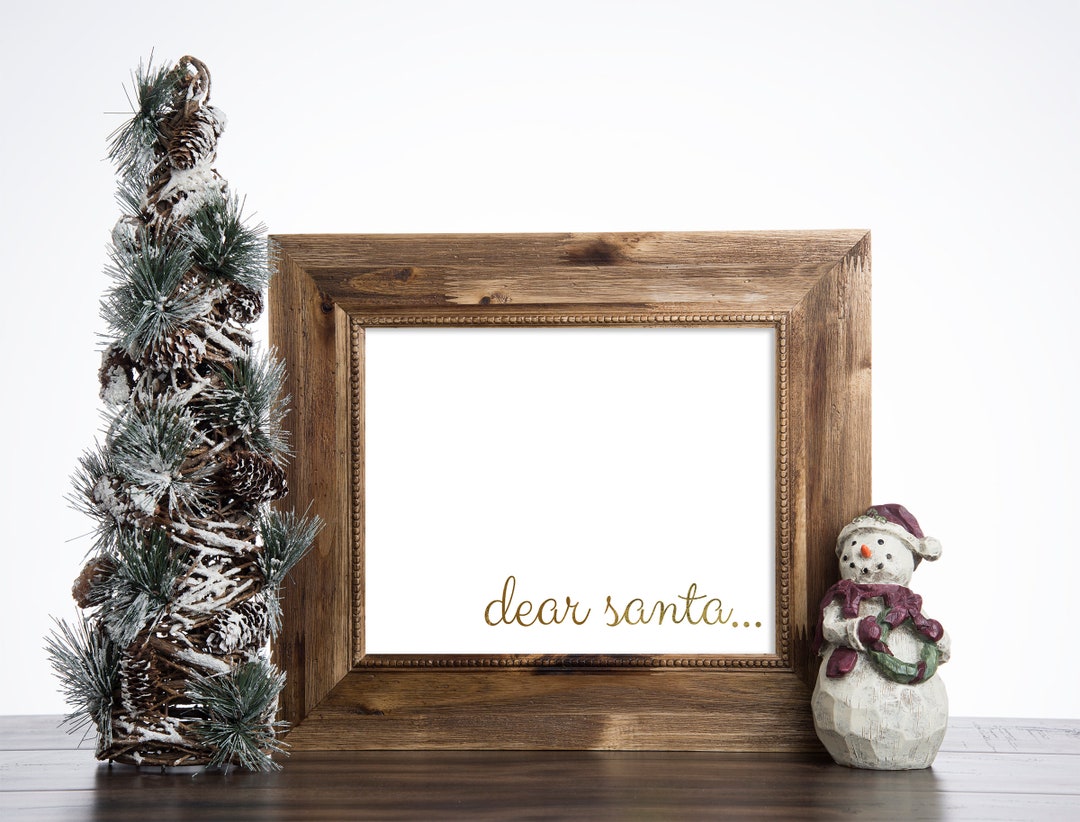 Christmas Dear Santa Art Print Decor - Etsy
