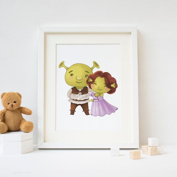 Baby Shower Shrek - Etsy