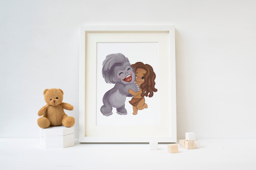 Tarzan Nursery Boys Room Wall Art Decor Print - Etsy
