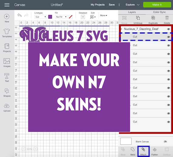 Nucleus 7 SVG File Personal Use Only - Etsy