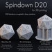 3D Printable Spindown D20: Printable Dice Masters, Stls for 3D Printing ...