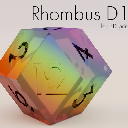 Blank Sharp-edged Dice STL Files for 3D Printing | Etsy