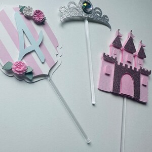 Princess Cupcake Toppers/ Royal Cupcake Toppers/princess Crown Cupcake ...