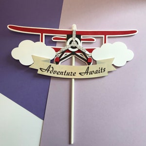 Aviation Theme Cake Topper/ Plane Cake Topper/cloud Cake Topper ...