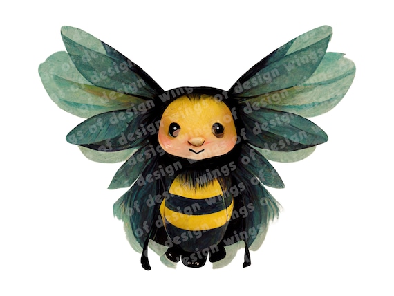 Cute Fuzzy Bumble Bee