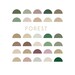 Forest Procreate Swatch Color Palette 30 Natural Tones - Etsy
