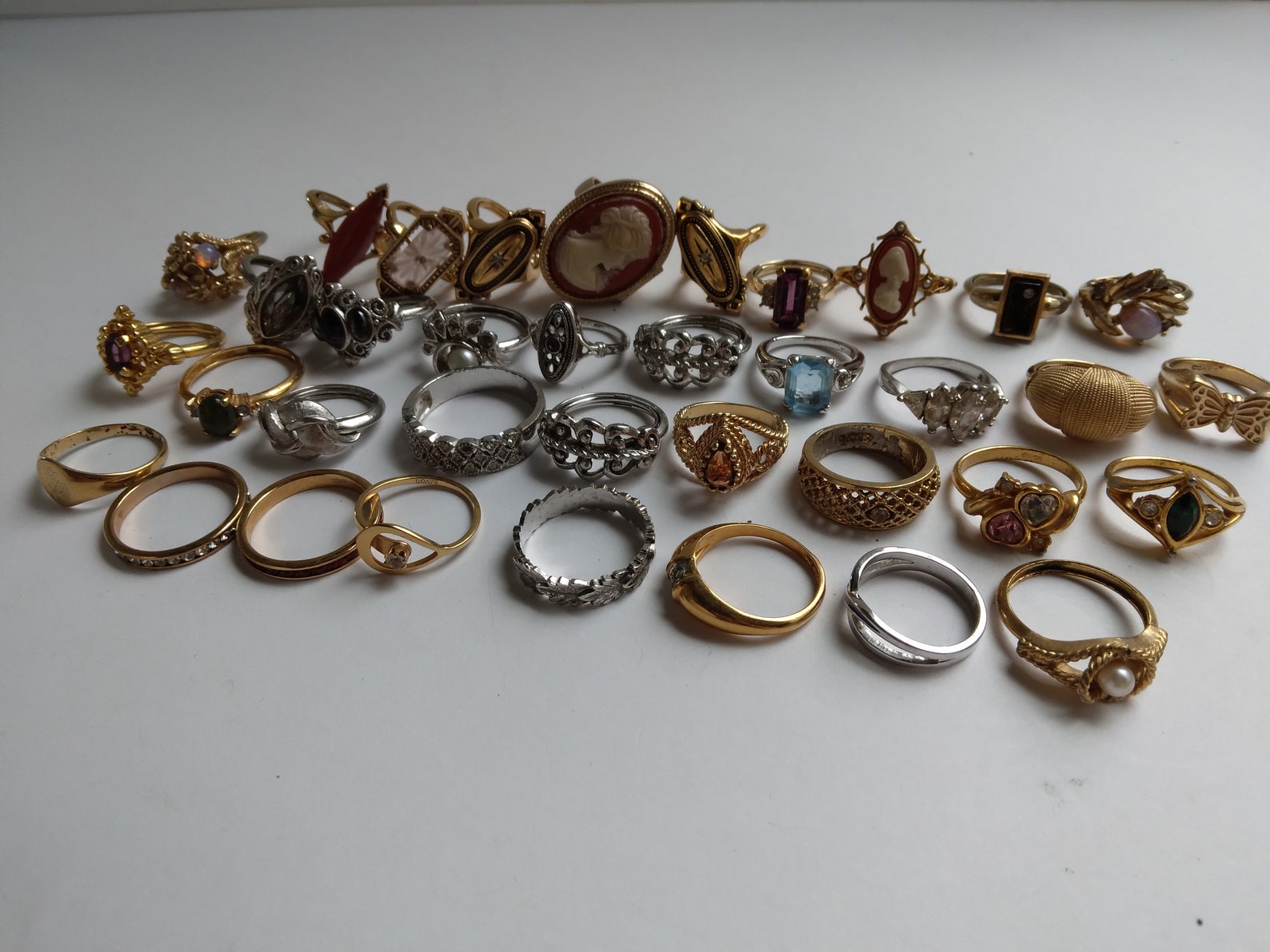 Lot of 36 Vintage Avon Rings - Etsy