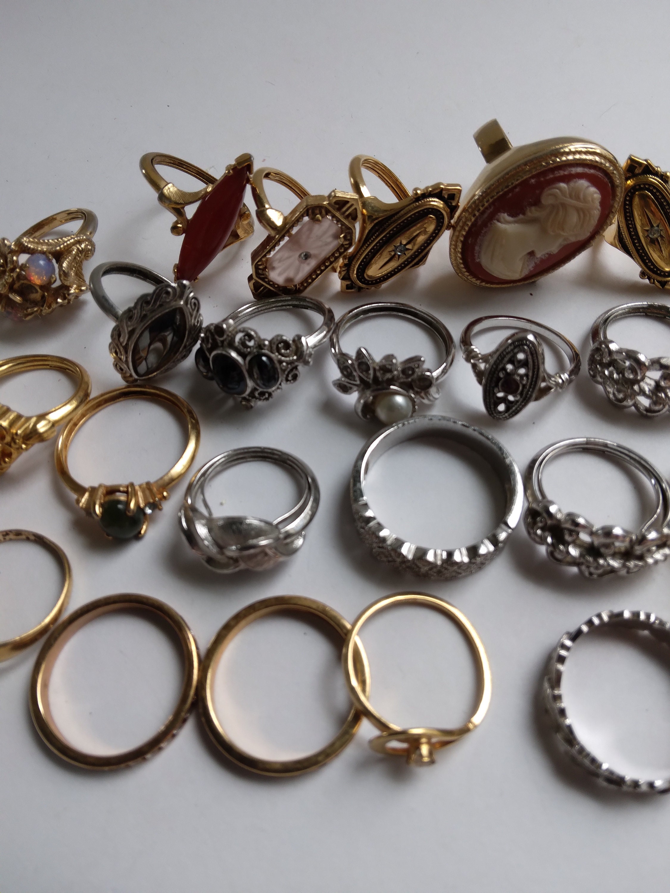 Lot of 36 Vintage Avon Rings - Etsy