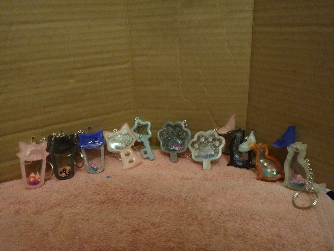 Other Shakers of Different Shapes Are Keychains/backpack Clips - Etsy