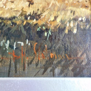 Original Dutch Oil Painting on Canvas, Landscape, Framed, Signed - Etsy