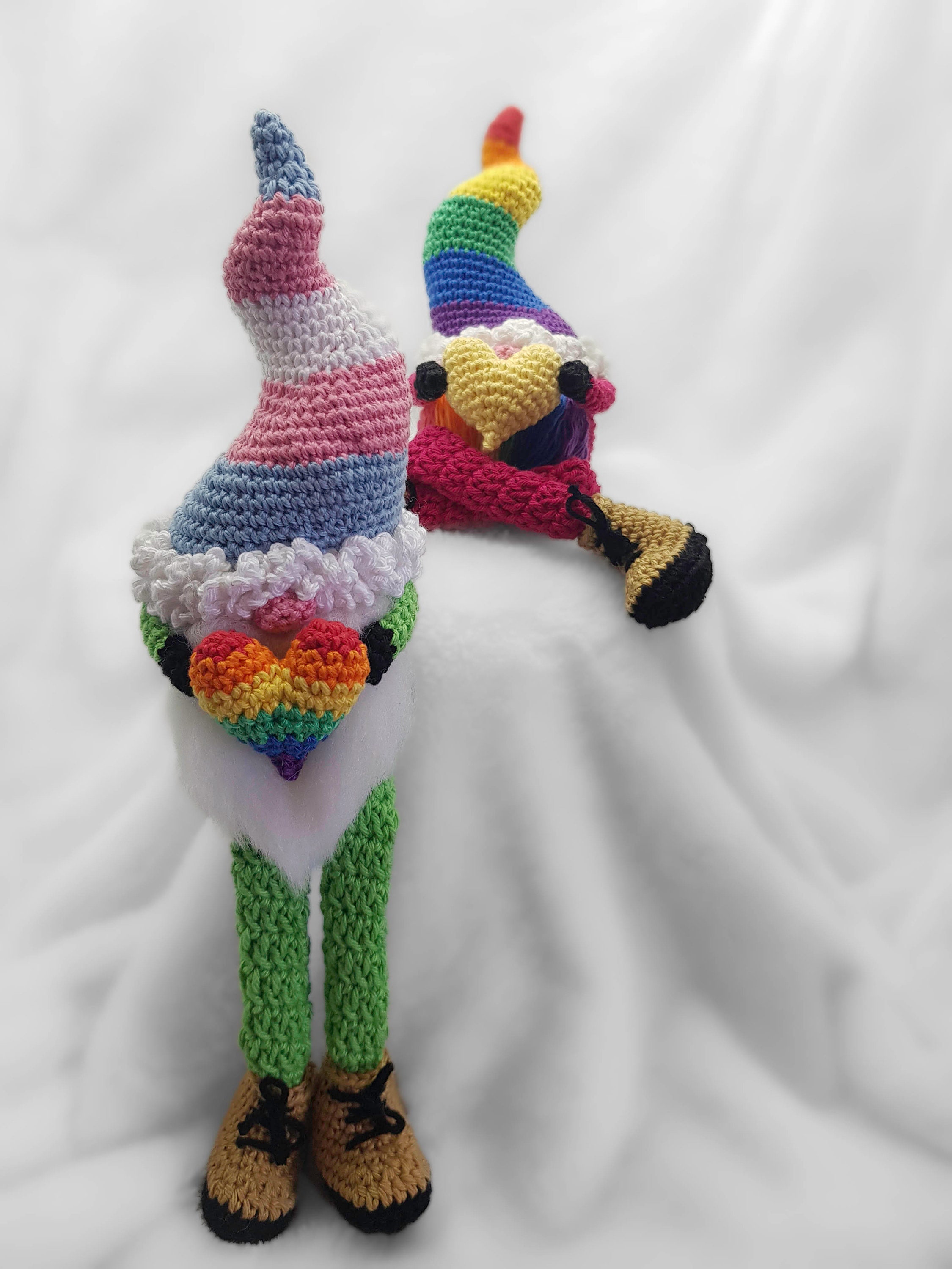 Pride LGBTQ Gnome Crochet Pattern / Amigurumi / Trans / LGBTQIA - Etsy