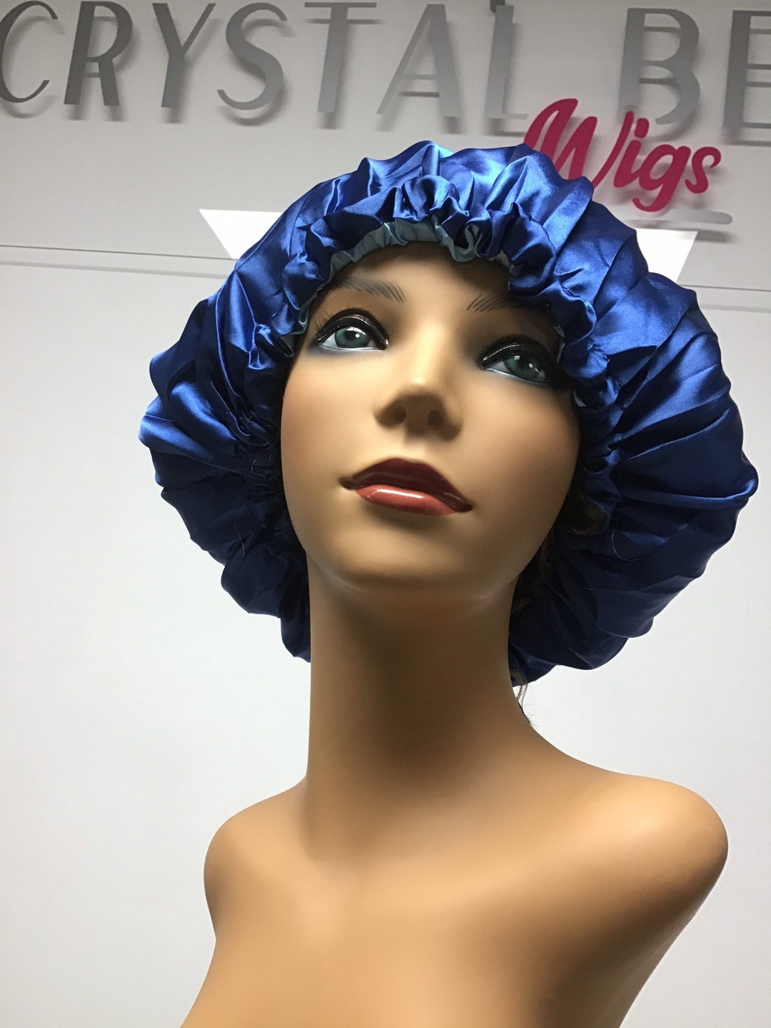 Reversible Royal Blue and Sky Blue Bonnet - Etsy