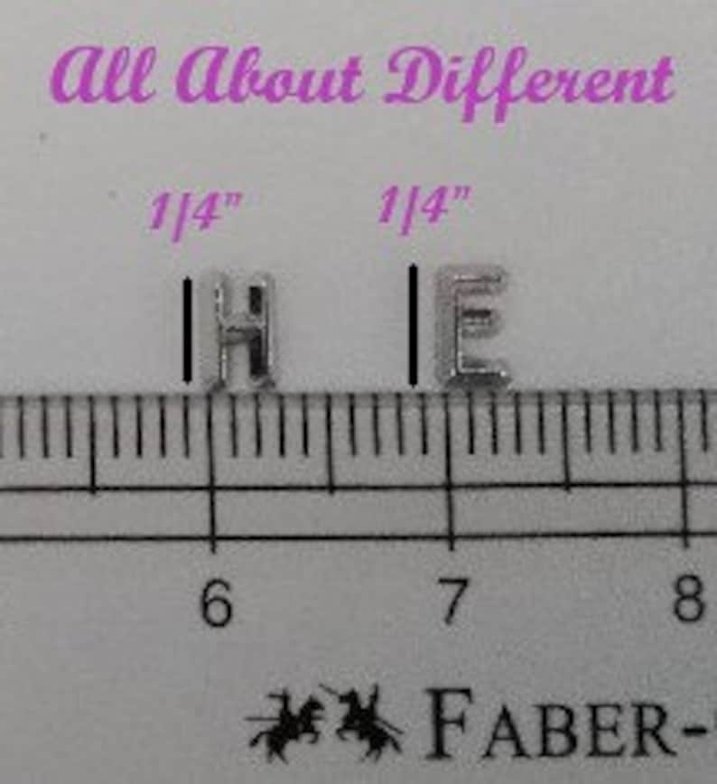 Set of 2 Lead Letters for X-ray Markers - Unmounted Flat Face Lead ...