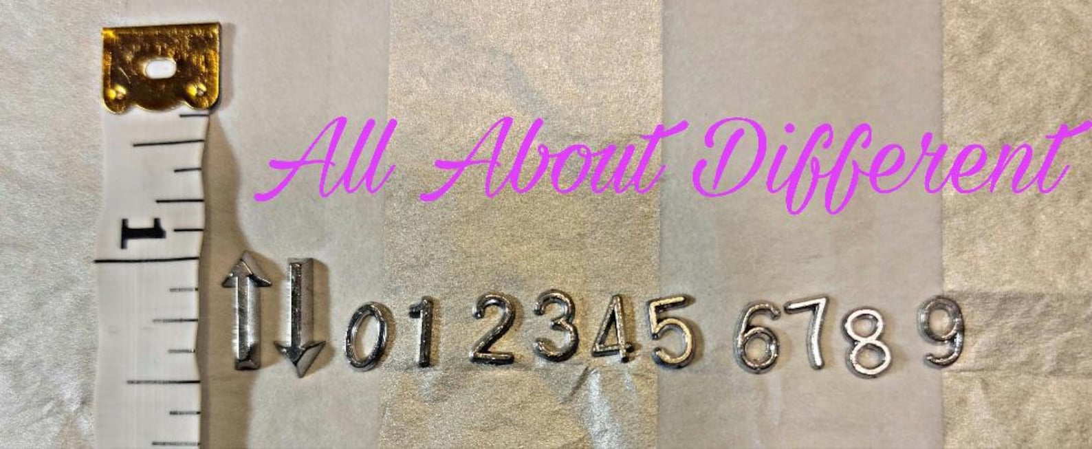 Set of 2 Lead Numbers for X-ray Markers Unmounted Flat Face | Etsy