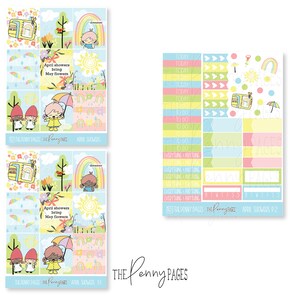 April Showers 6 Page Kit - Etsy
