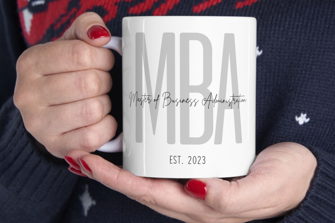Personalized MBA Mug, Custom Graduation Gift for Business School ...