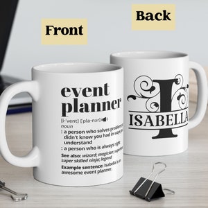 Event Planner Gift Mug, Event Planner Funny Definition Coffee Mug ...