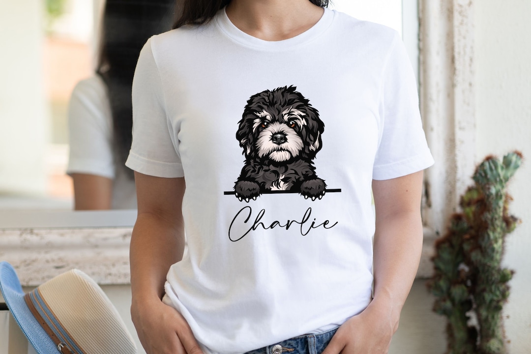 Cavapoo Mom Shirt, Custom Cavapoo Shirt, Personalized Cavapoo Mama Tee ...