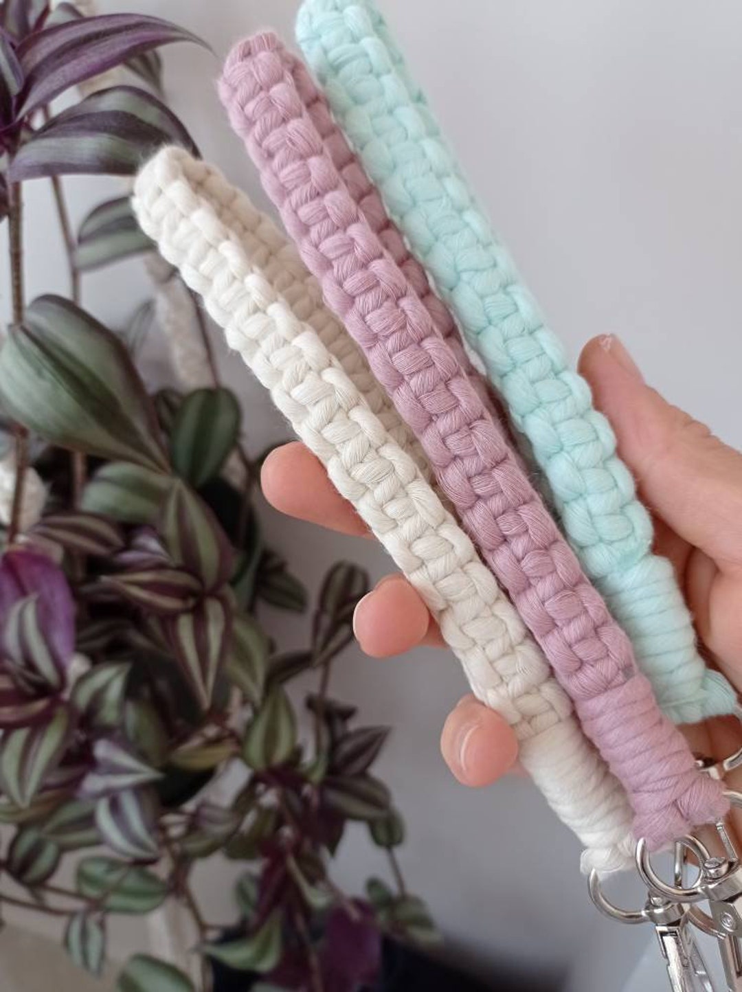 Macrame Keychain/macrame Wristlet Lanyard/ Macrame Camera Strap / Bag ...