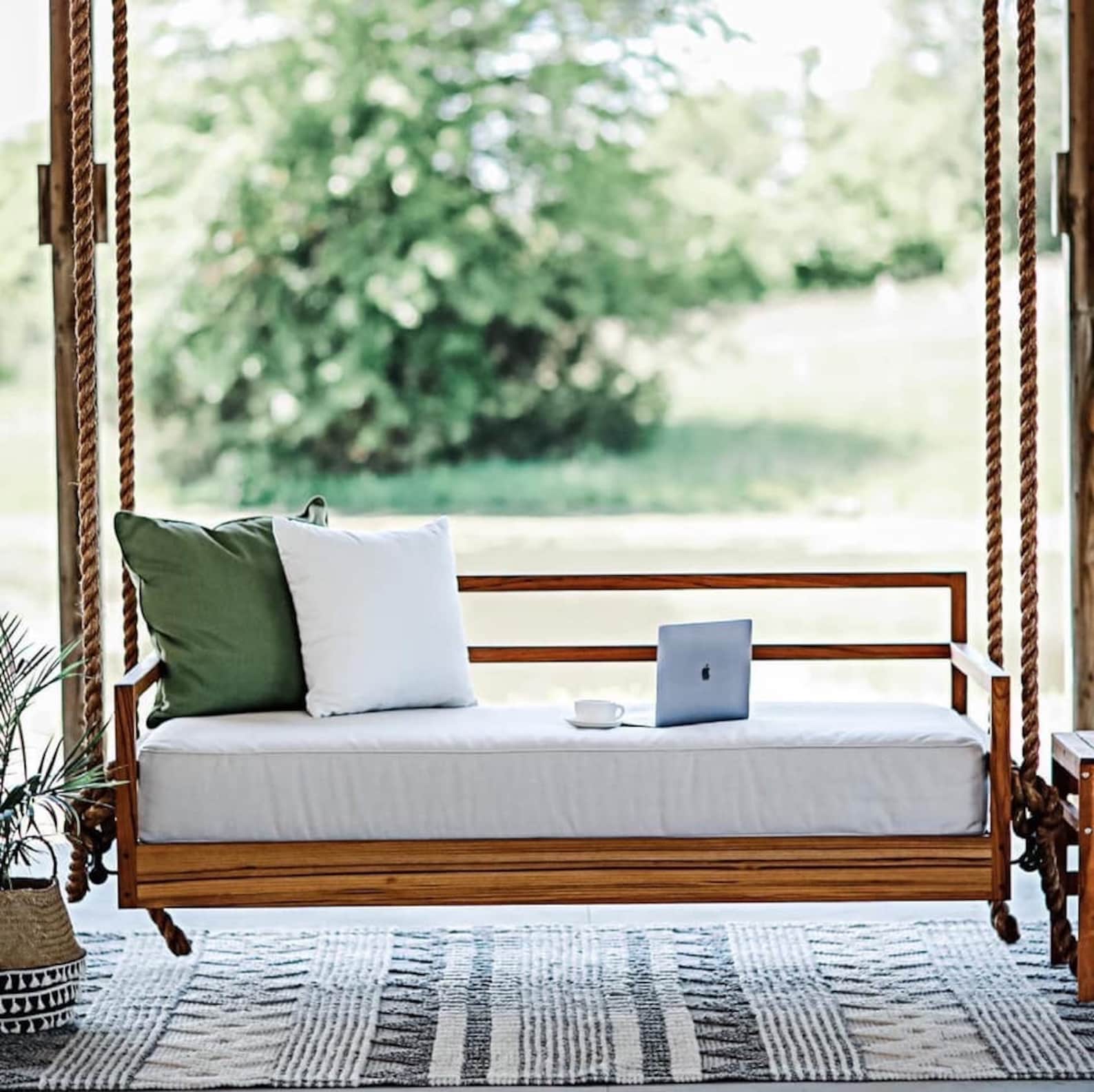 Shadow Ridge Bed Swing - Premium Grade Teak - Etsy