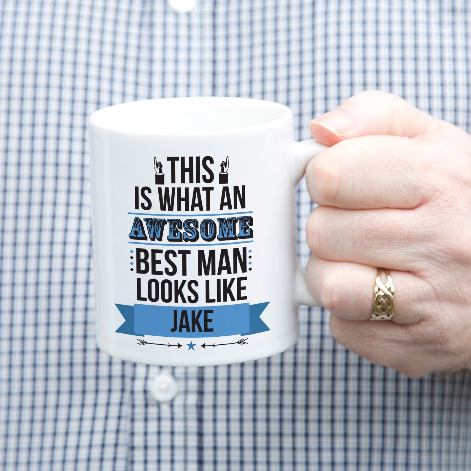 Personalised Awesome Best Man Mug Best Man Gift Ideas Funny Best Man ...