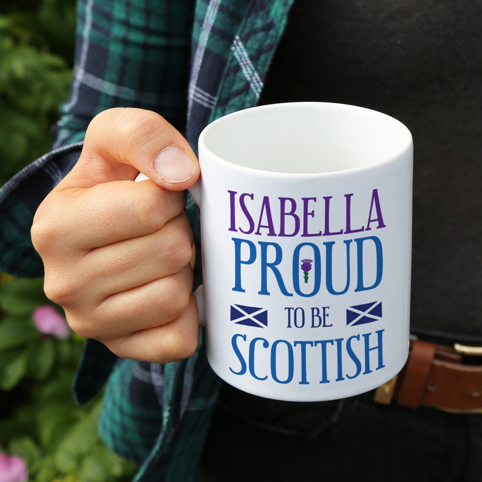 Personalised Proud to Be Scottish Mug Scotland Themed Gifts Birthday ...