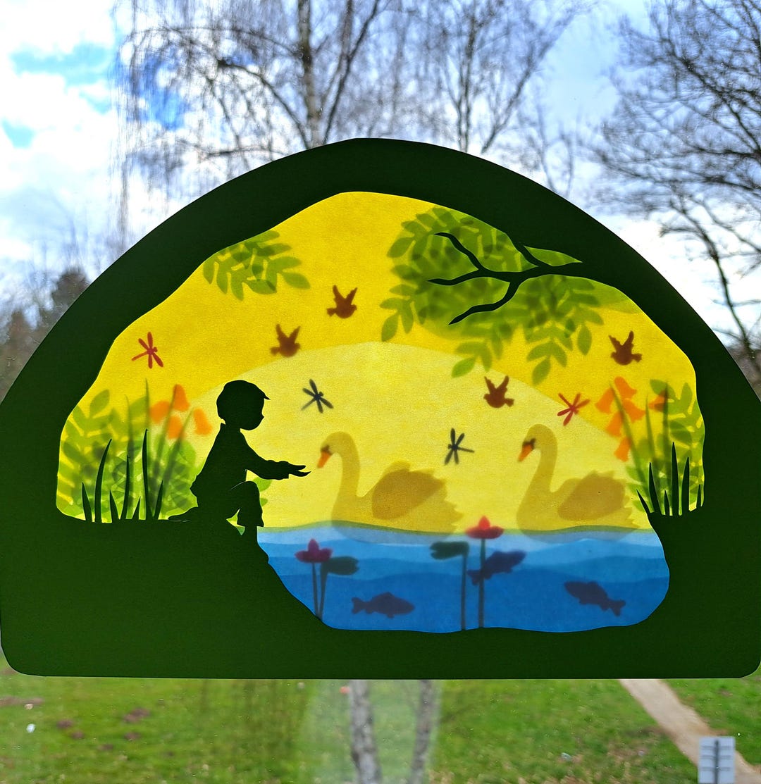 Waldorf Window Picture Transparent Spring Summer Seasonal Table Idyll ...