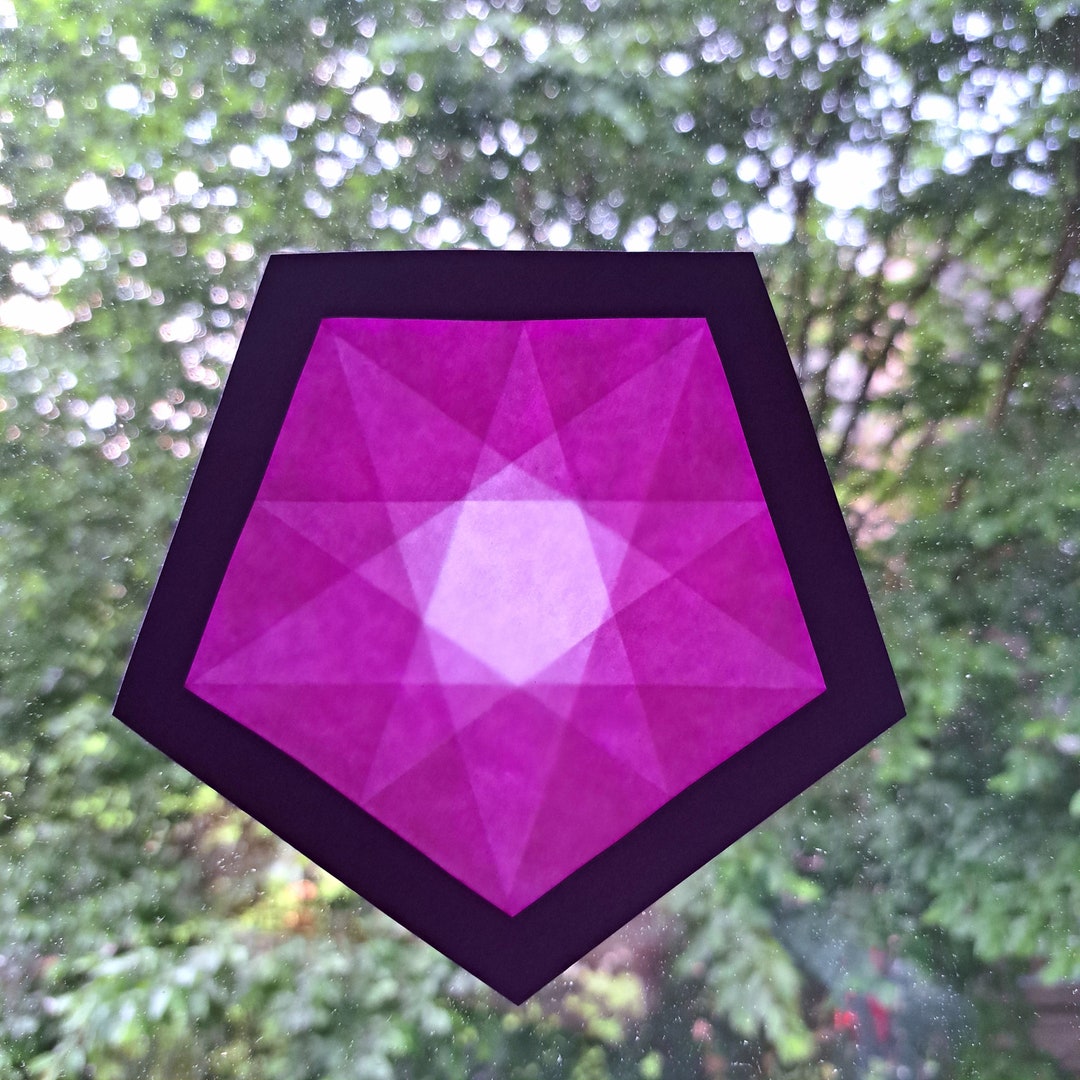 Waldorf Window Picture Spring Summer Autumn Winter Star Pentagram ...