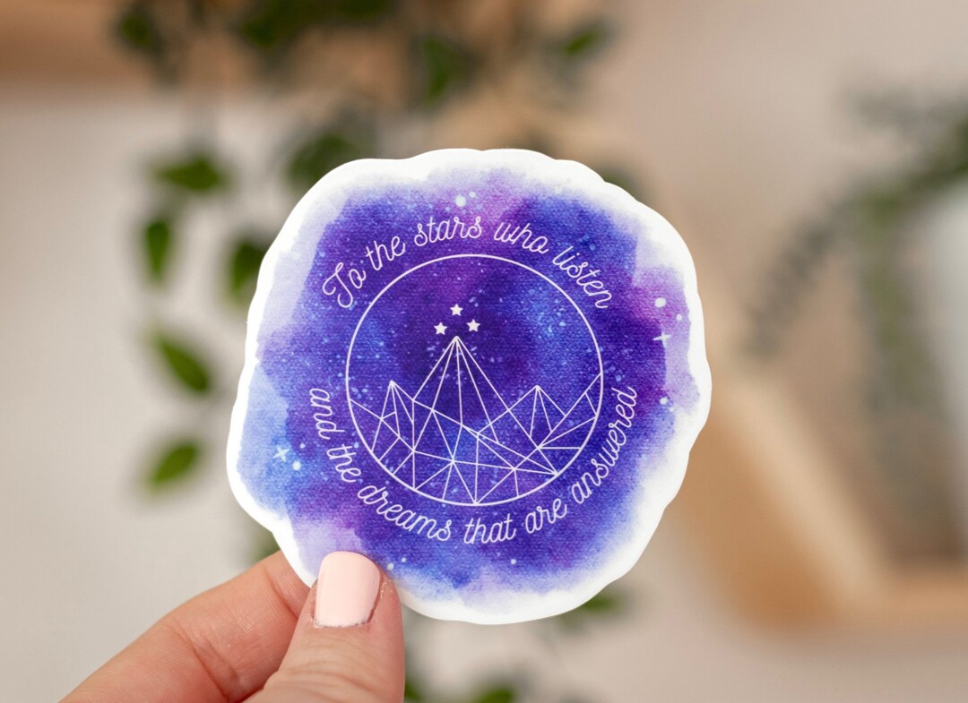 To the Stars Who Listen Sticker | Officially Licensed ACOTAR | Velaris ...
